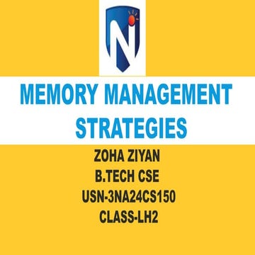 memory management in os ppt ............ | PDF