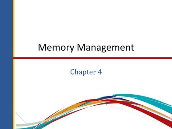 Memory Management in OS | PPTX | Operating Systems | Computer Software and Applications