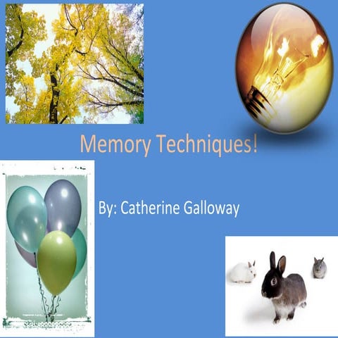 Memory techniques! | PPT
