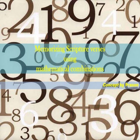 Memory verses | PPTX