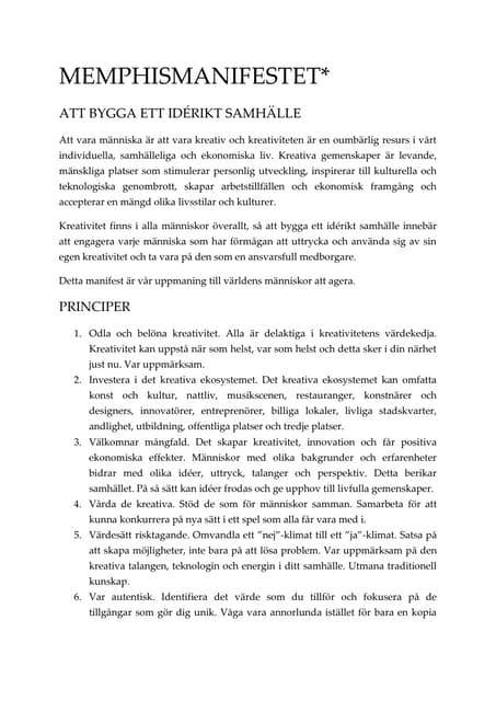 Den svenska modellen | PDF