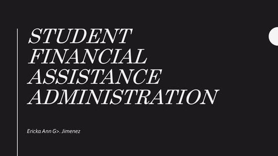 Financial assistance | DOCX