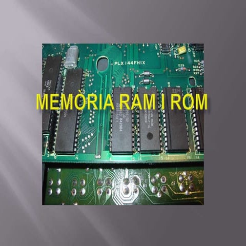 Memòria ram i rom | PPTX