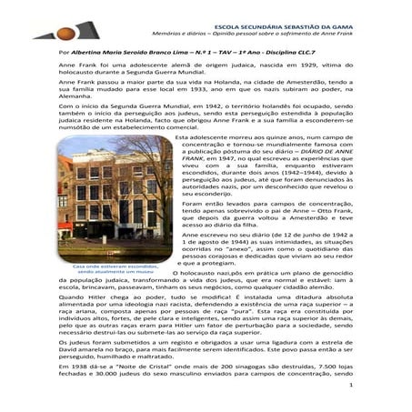 O diário de anne frank | PPT