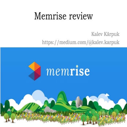 Memrise review | PPTX