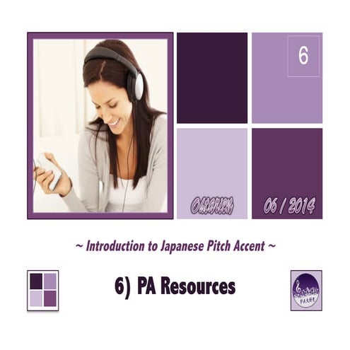 Intro to Japanese PA 6 - Extra PA Resources | PDF