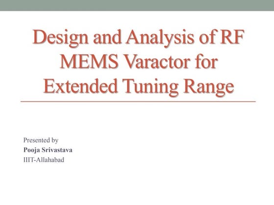 The Eigenfrequency Analysis of Mems Based Baw Resonator | PDF