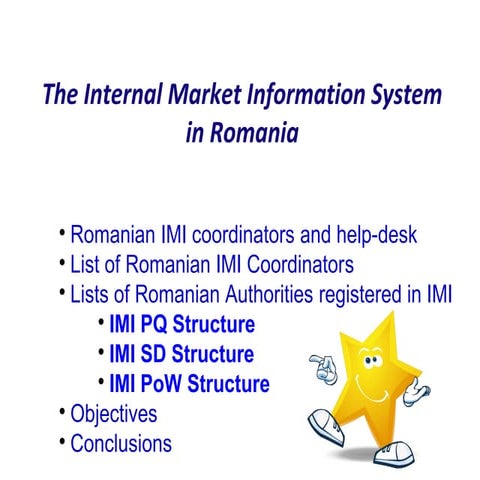 MEN - IMI structure and organization in Romania | PPT