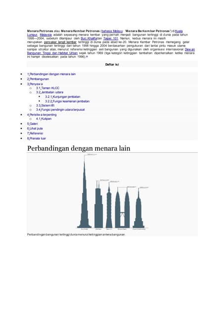 Petronas tower - Malaysia (Theory of Structures) | PPT