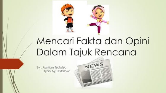 Fakta dan opini | PPTX