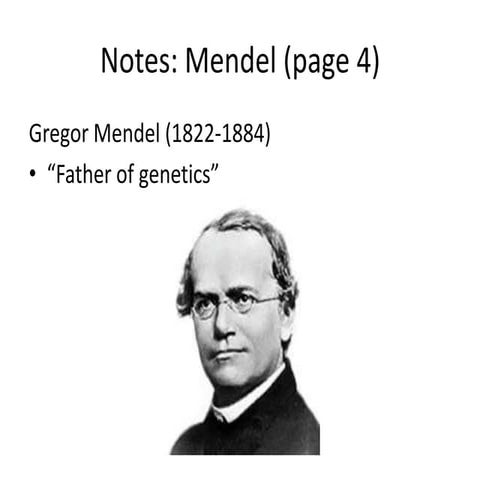 Mendel | PPTX