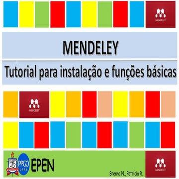 Tutorial mendeley | PDF