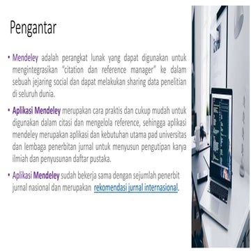 Menggunakan Mendeley | PPTX