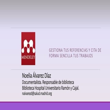 Guia uso mendeley_tutorial | PDF