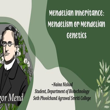 Mendel's Genetics : Basic principle & inheritance.pdf