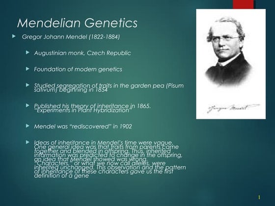 Patterns of Inheritance | PPT