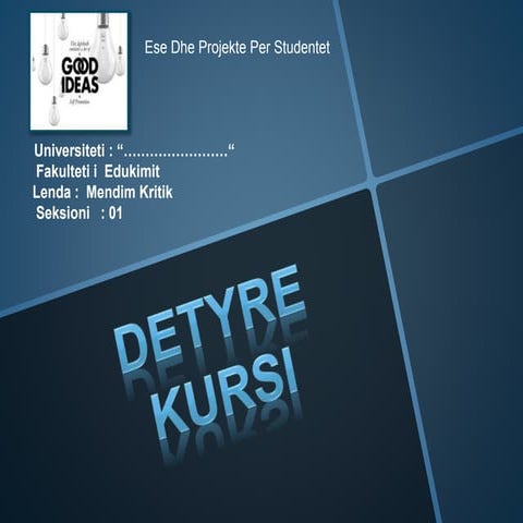 Arsyetimi deduktiv: logjika e parashtrimit | PPTX