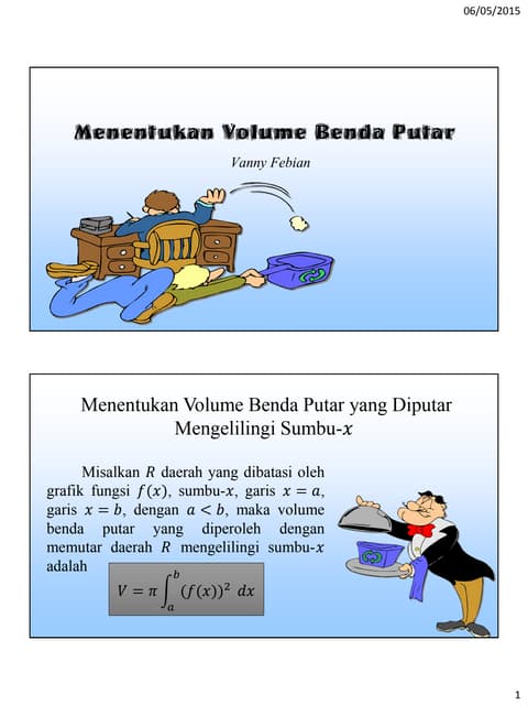 Volume benda-putar | PPT