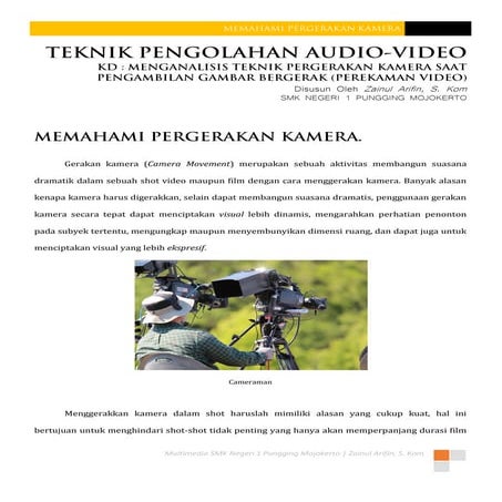 Jenis-Jenis Camera Movement, Skill Wajib untuk Dikuasai Filmmaker.pdf