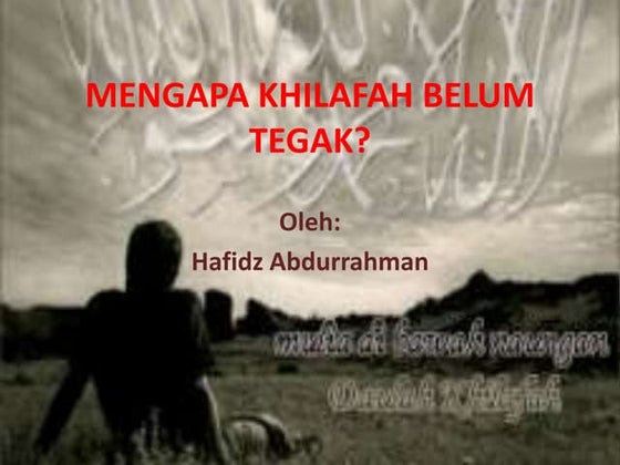 Khilafah is the best sistem | PPT