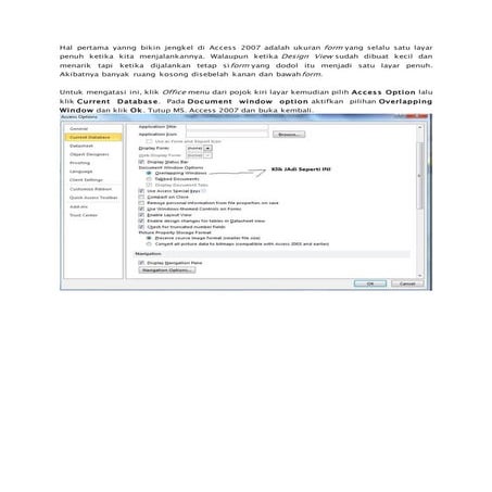 Mengatur ukuran form accses | PDF