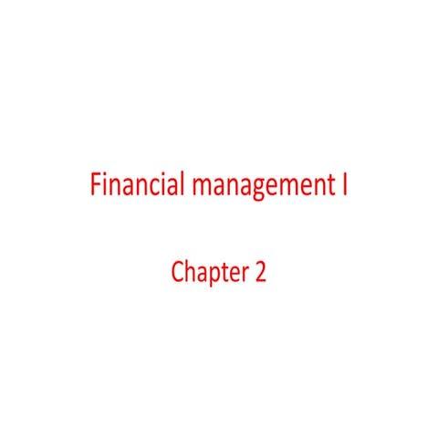 Financial Management: Chapter Three.pptx