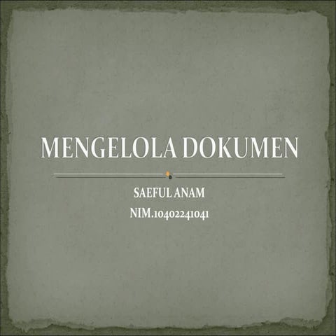 Mengelola dokumen copy | PPT