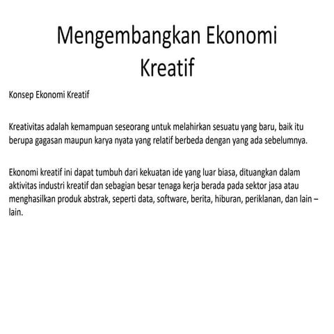 Mengembangkan Ekonomi Kreatif.pptx
