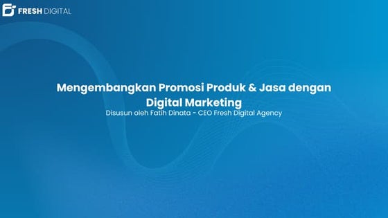 Contoh Presentasi Pengenalan Produk | PPTX