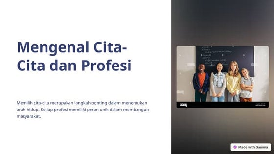 Ppt mengenal jenis jenis profesi | PPTX