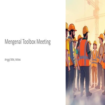 Mengenal Toolbox Meeting Kesehatan dan keselamatan kerja | PDF