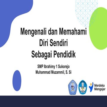Mengenali dan Memahami Diri Sebagai Pendidik Platform Merdeka Mengajar ...