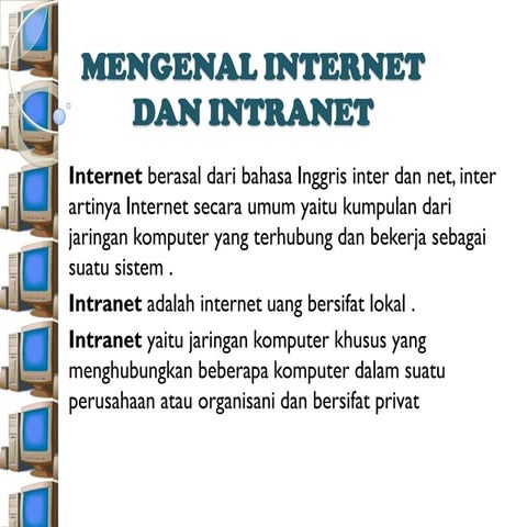 Mengenal internet dan intranet | PPTX