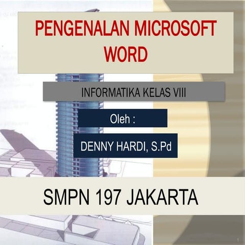 Mengenal Mic. Word PERANGKAT LUNAK .pptx