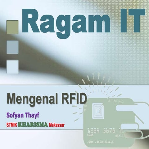 Mengenal RFID | PPTX