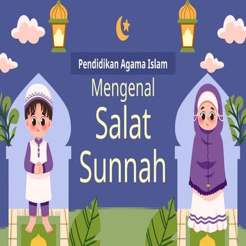 Mengenal Salat Sunnah Presentasi Pendidikan Ungu dan Kuning Sederhana ...