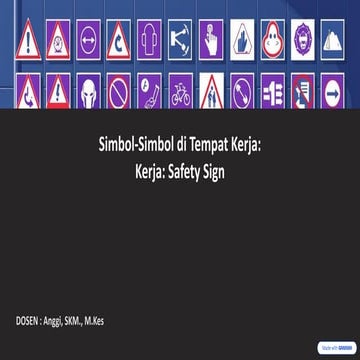 7 simbol simbol k3 dan tanda-tanda bahaya | PPTX