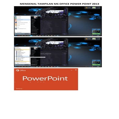 Mengenal tampilan ms office power point 2013 | DOC