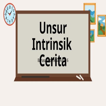 Mengenal Unsur Intrinsik Cerita Presentasi Cream Ilustrasi.pptx