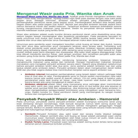 Superhoid (antihemoroid) ambejoss obat wasir | PDF