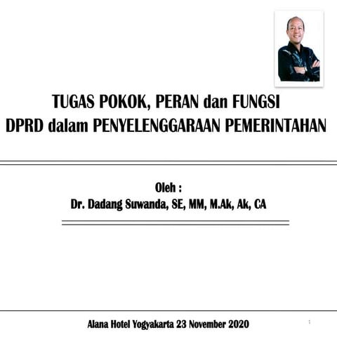 Tupoksi Dewan Perwakilan Rakyat Daerah.pptx