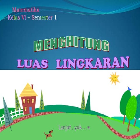 Menghitung luas lingkaran | PPT