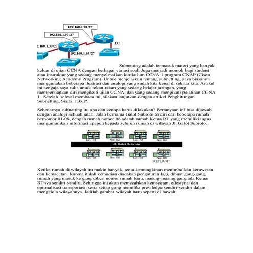 Menghitung subnet | PDF