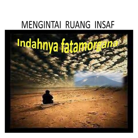 ANTOLOGI HARGA REMAJA: SAJAK: MENGINTAI RUANG INSAF | PPTX
