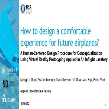 How to make comfort design for a future aeroplane? ---A Human-Centered ...