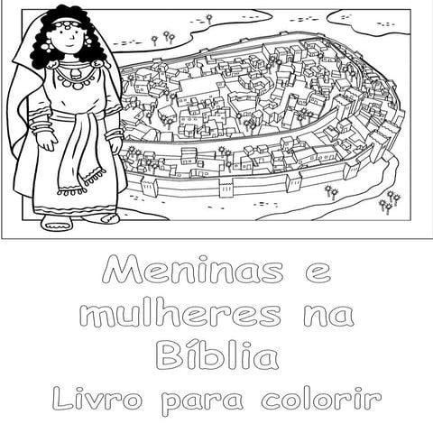 Meninas e mulheres na Bíblia - Livro para colorir | PDF