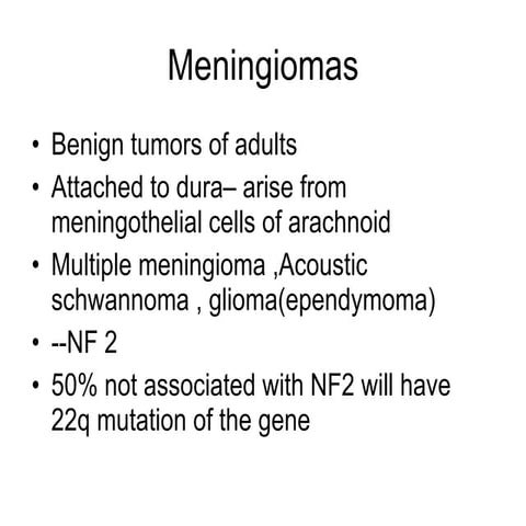 Meningiomas | PPT