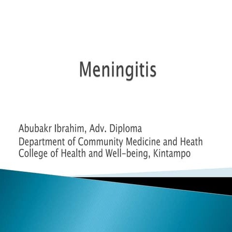 Meningitis | PPT