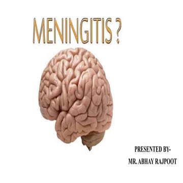 Meningitis | PPTX