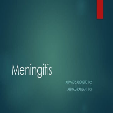 Meningitis_Presentation it presentations | PPTX